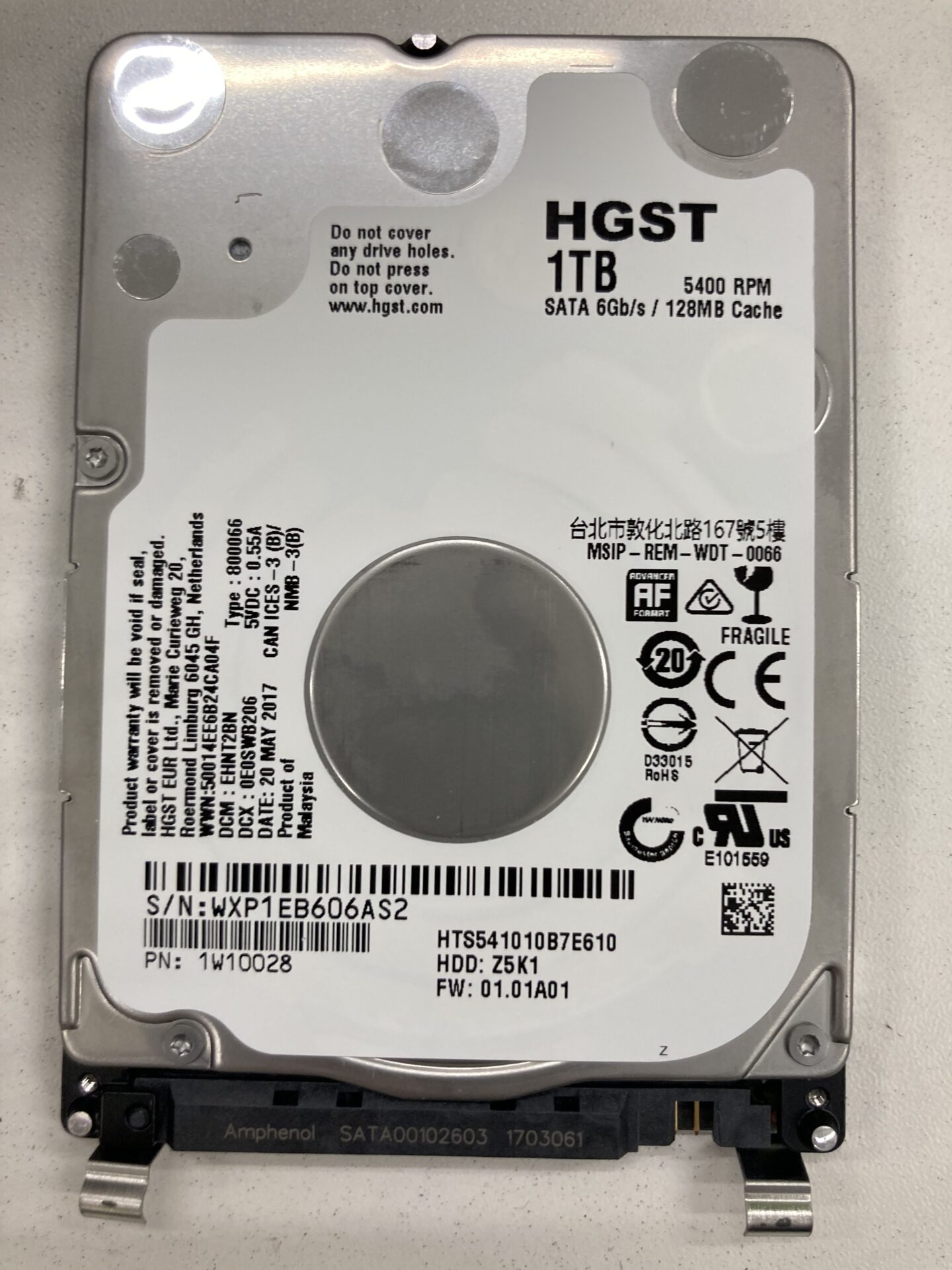 【データ復旧・データ復元成功実績】外付HDD Transcend TS1TSJ25M3 1TB 認識しない。ドライブでてこない。 | 札幌での ...